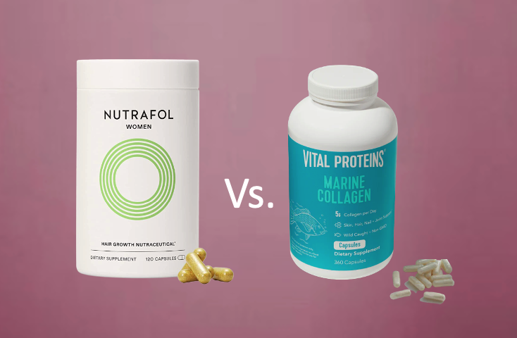 Vital proteins collagen capsules vs. Nutrafol | MDhair