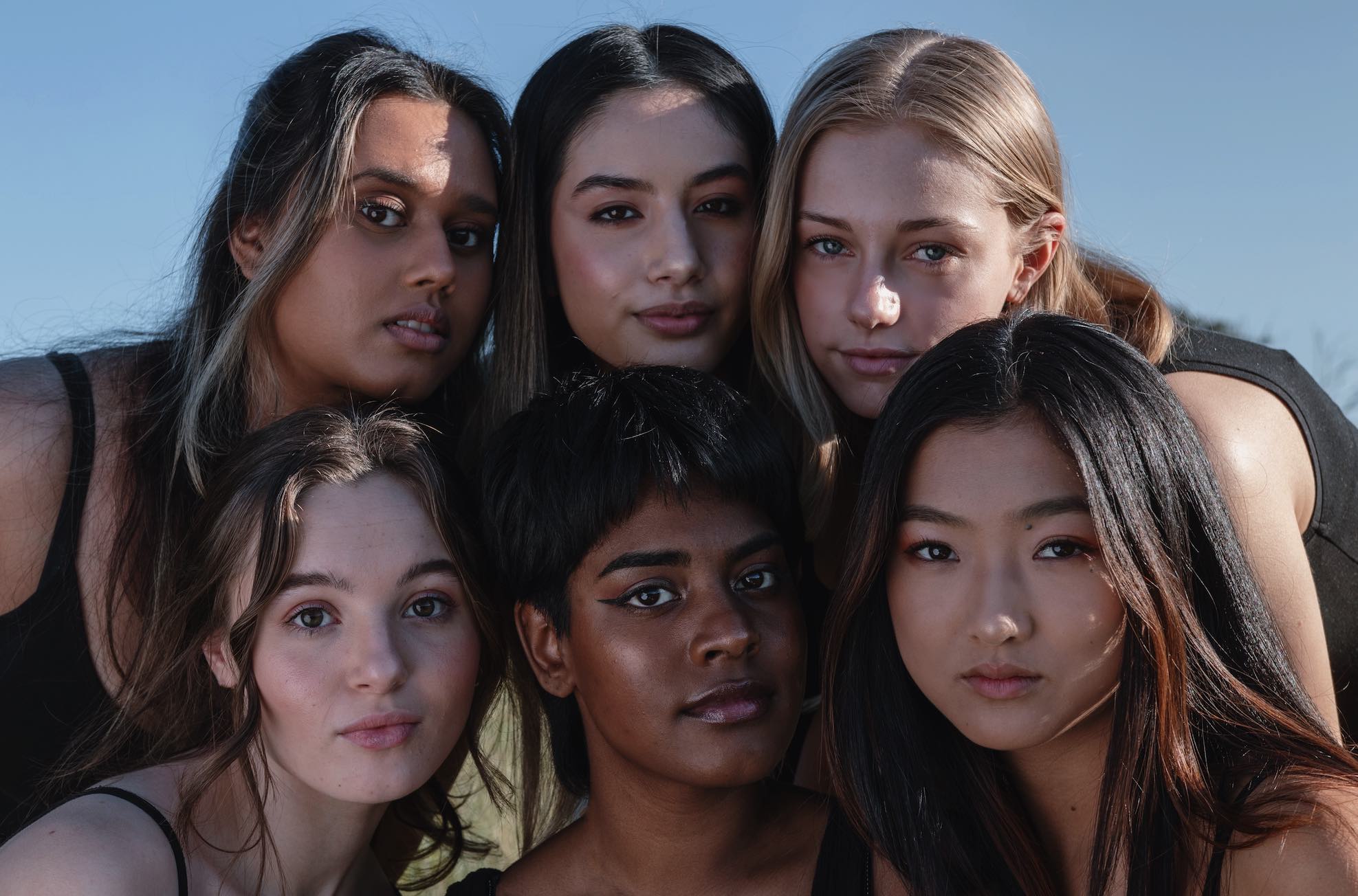 different skin ethnicities