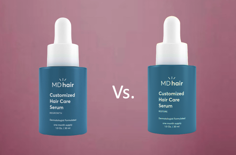 Best Hair Growth Serums: MDhair's Restore Vs. Regrowth Serum | MDhair