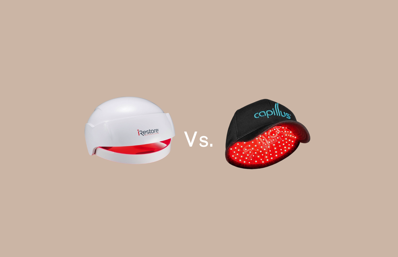 iRestore laser helmet vs. Capillus red led cap | MDhair